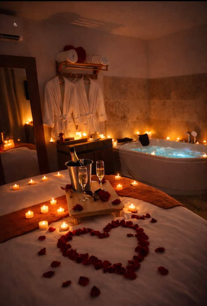 Cocon Love Spa Balnéo Lit Rond Xxl Aigues-mortes - Aigues-Mortes