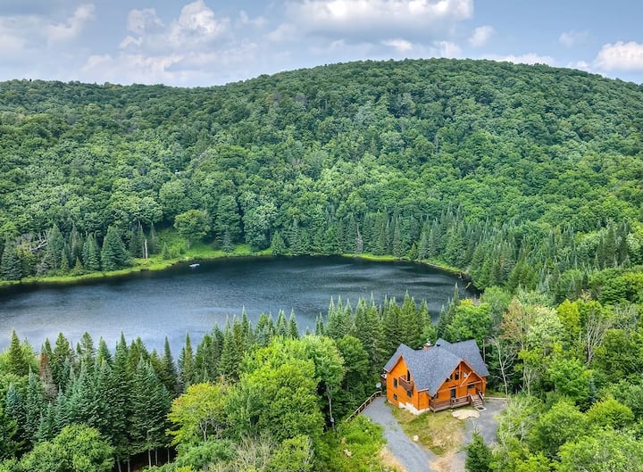 Chalet Bord Lac | 5 Ch | Spa Privé | Foyer Bois - Laurentides