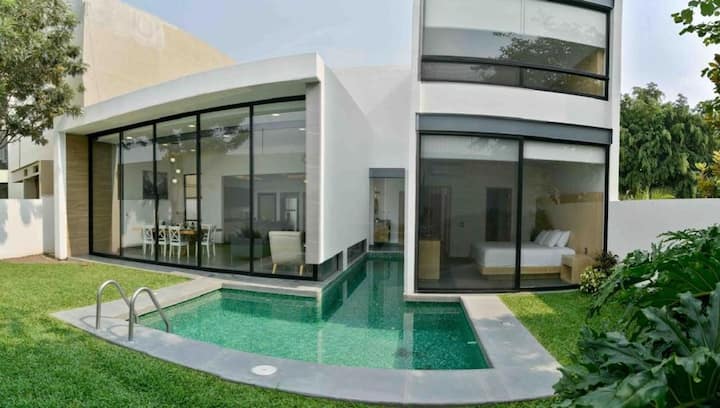 Lujosa Villa En Casa Begonias - Cuernavaca