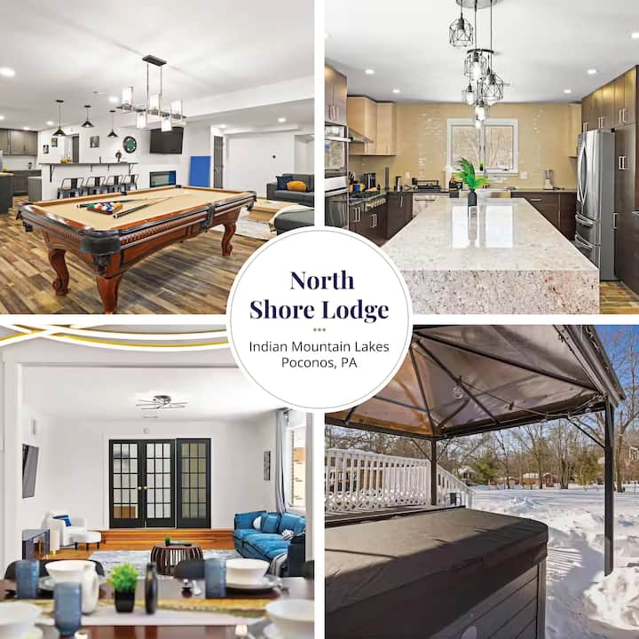 Game Room, Hot Tub, Basketball Court And More! - Pocono Mountains, PA