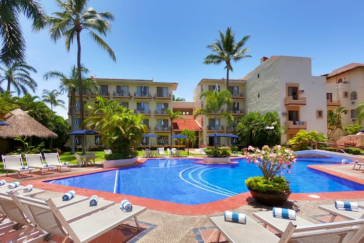 405 F 2 Recámaras - 7 Personas ¡En La Mejor Zona! - Puerto Vallarta