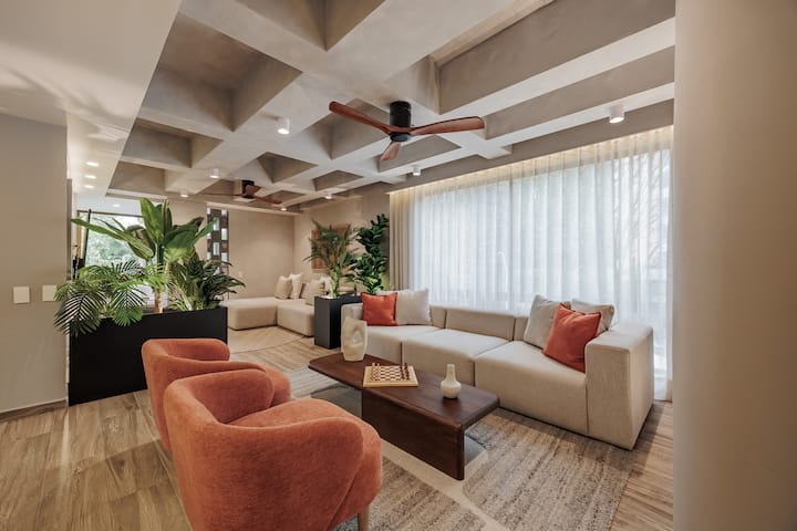 Exclusive Design Apto W/office & Ac+pool | Poblado - Medellín