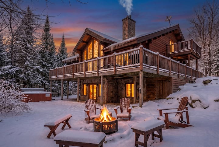 Chalet Cherokee - 6bd/spa/lake/near Mont-tremblant - Laurentides