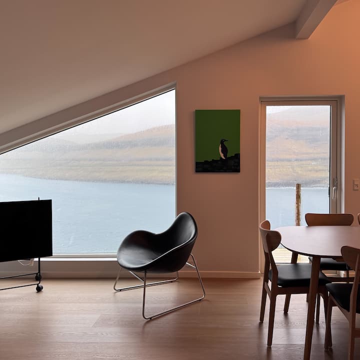 Majestic Fjord & Mountain Views In Historic Eiði - Faroe Islands