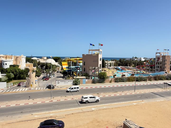 Sea-view 2br New Apartment In Front Of Aqua Park - Mahdia