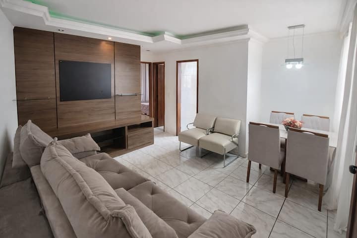 Apê Simples E Charmoso Próximo Shopping Contagem - Contagem