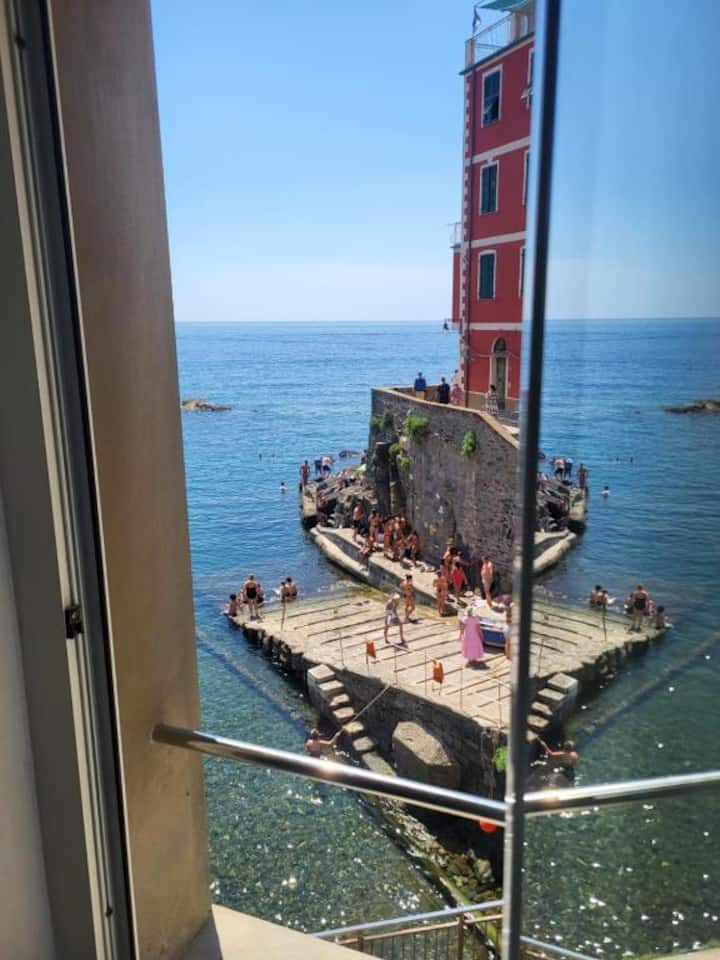 Back In Tide: Cozy Seaview Apartment Pet Friendly - Riomaggiore