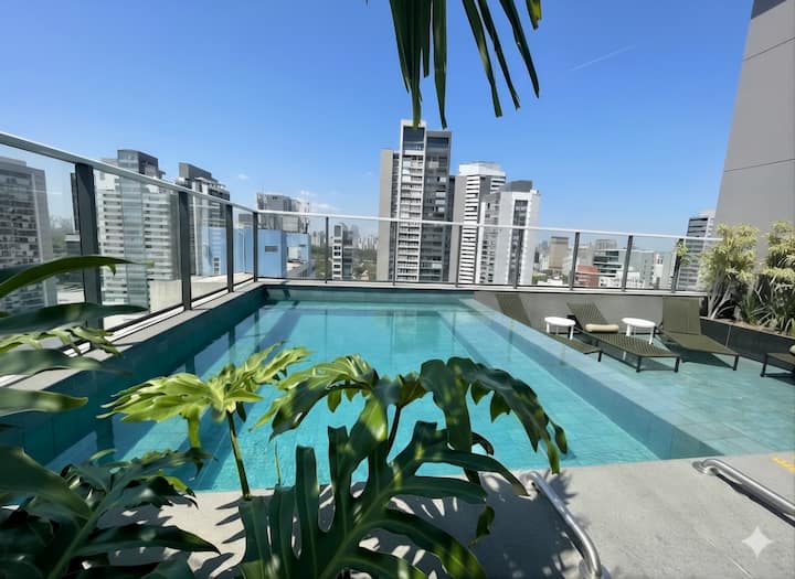 Studio Design • Piscina Rooftop • 5min Do Metrô - Brasil