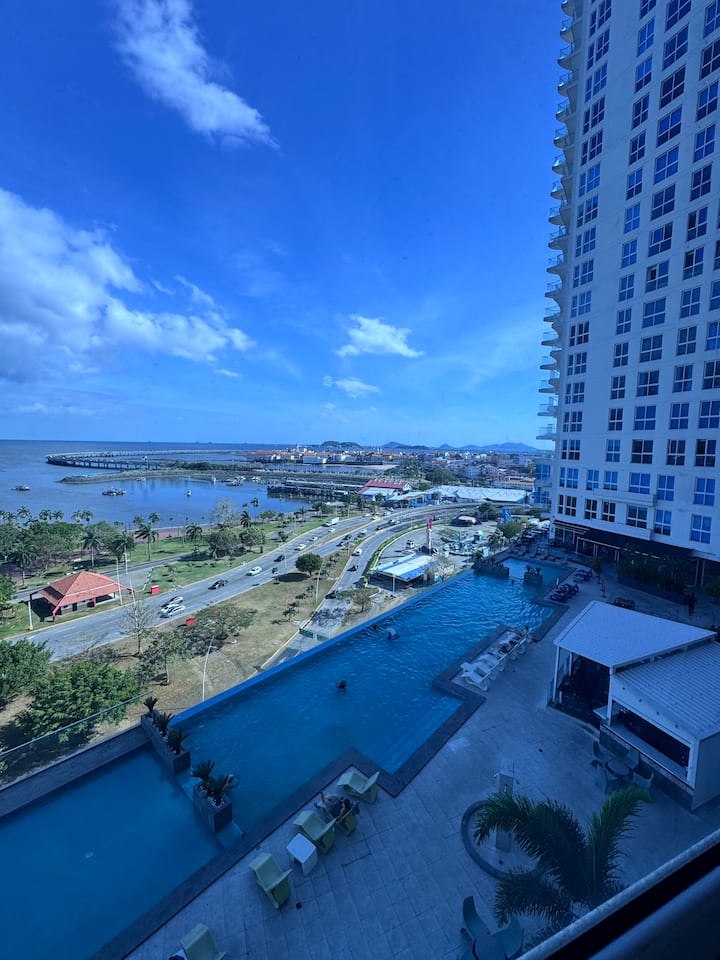 Apartamento Privado En Poin, Vista Al Mar. - Panama City