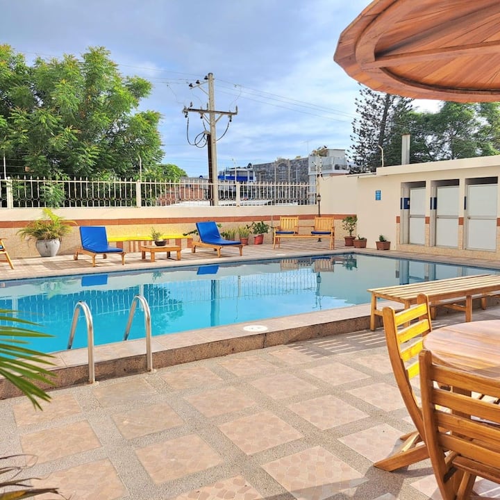 Cómoda Suite Con Piscina, Cerca Al Mar - Ecuador