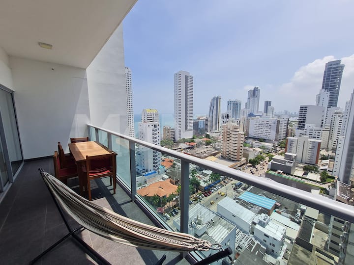 Infinitum 1904 - Espectacular Apt Con Vista Al Mar - Cartagena, Colombia