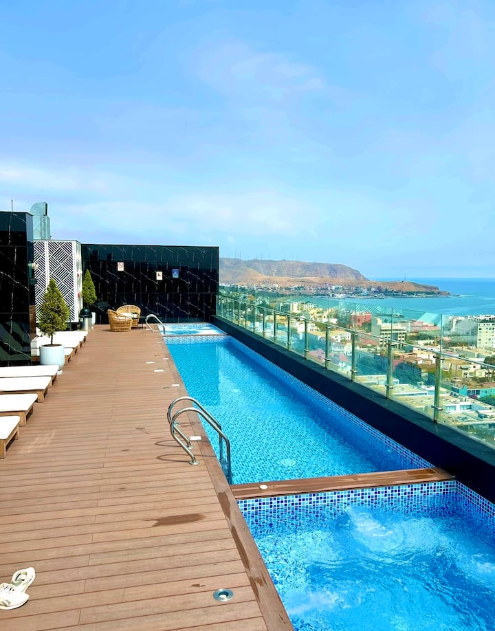 Modern 2br| Pool-jacuzzi+gym | Barranco&miraflores - Peru