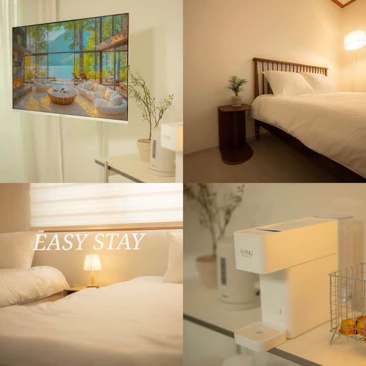 신규오픈할인•셀프체크인•최대4인•깔끔하고 편안한 감성숙소 이지스테이 - South Korea