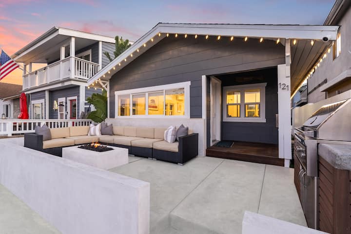 One House From The Sand | Balboa Peninsula Cottage - Newport Beach, CA