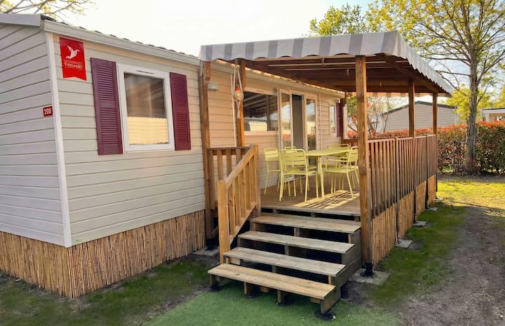 Mobilhome La Réserve - 3 Ch - 6 Pers - Terrasse - Gastes