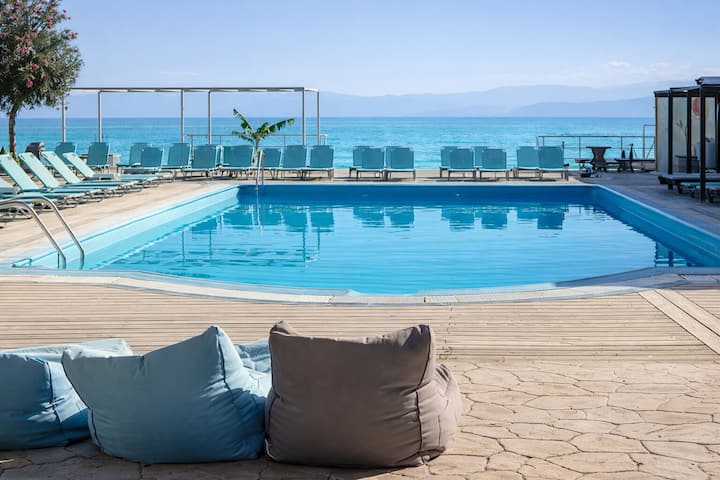 Agnes Beachfront Hotel - Twin Room With Terrace - Corfou