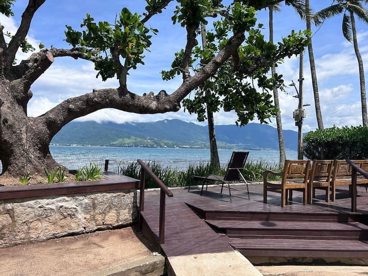 Charmosa Em Cond Pé Na Areia Petfriendly +Conforto - Ilhabela