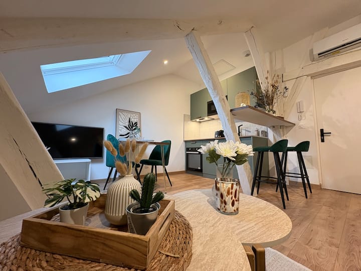 Studio Cosy Centre-ville – Vue Sur La Mairie - Rennes