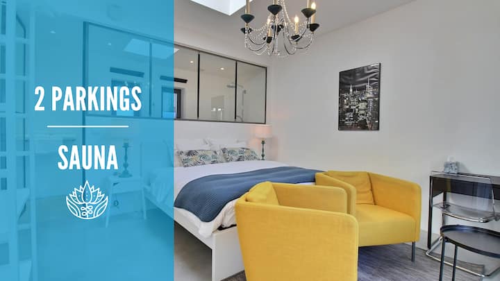 Jardin Des Vennes | 2ch + Sauna, Terrasse, Parking - Herstal