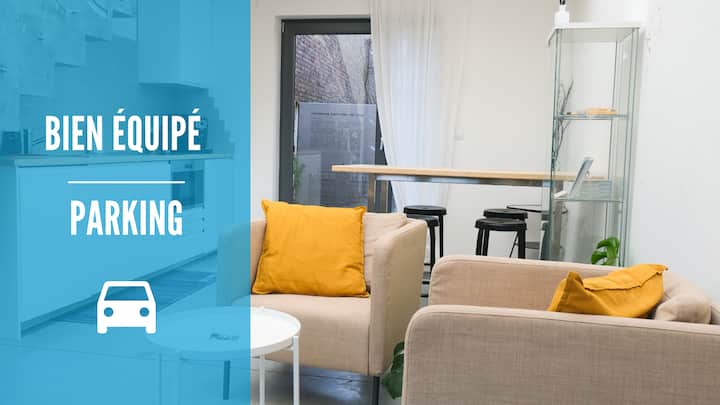 Jardin Des Vennes | 2ch + Sauna, Terrasse, Parking - Sint-Niklaas