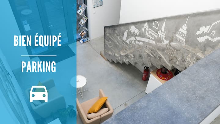 Jardin Des Vennes | 2ch + Sauna, Terrasse, Parking - Liège