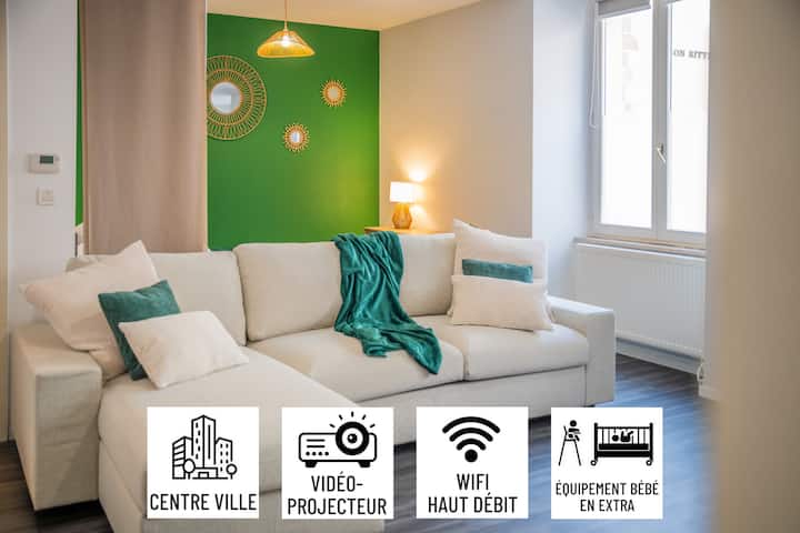 Parking - Netflix - Centre Ville - 6 Pers - 66m² - Guebwiller