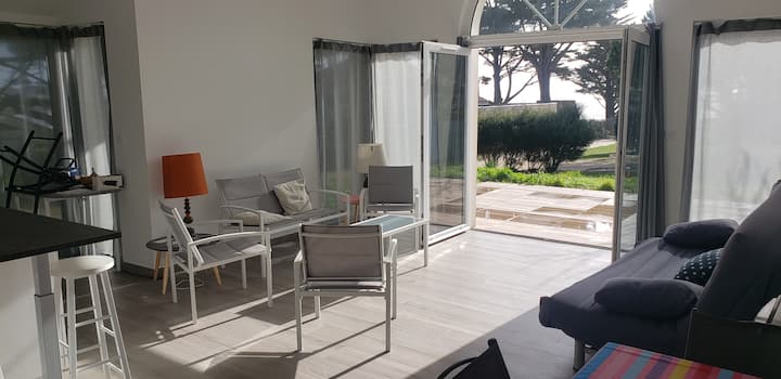 Maison 4/6 Personnes, Vue Mer Et Tranquillité - Préfailles
