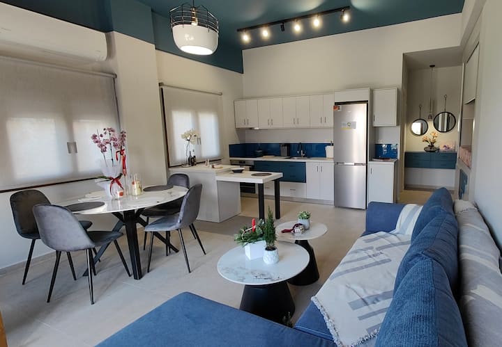 Modern Central Apartment – 400m To Beach - Кисамос