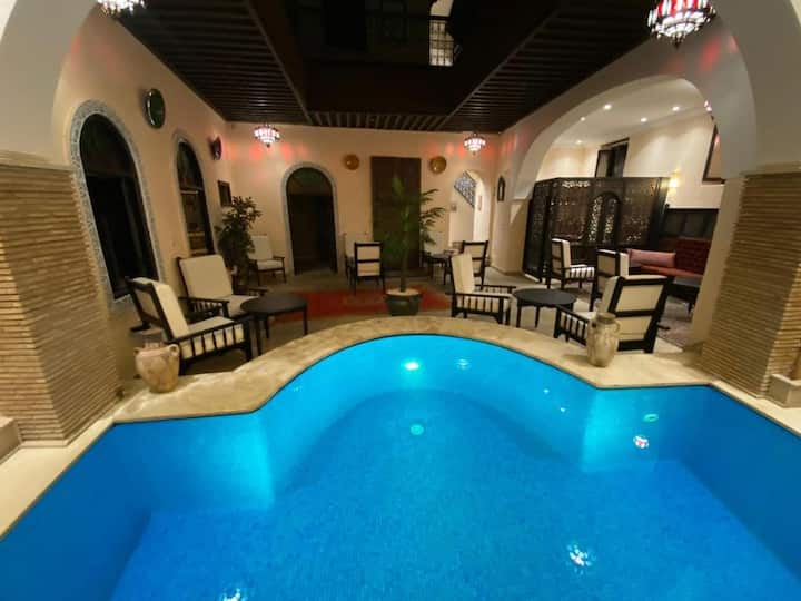 Chambre Bou Inania — Deluxe Twin / Double | Riad - Meknès