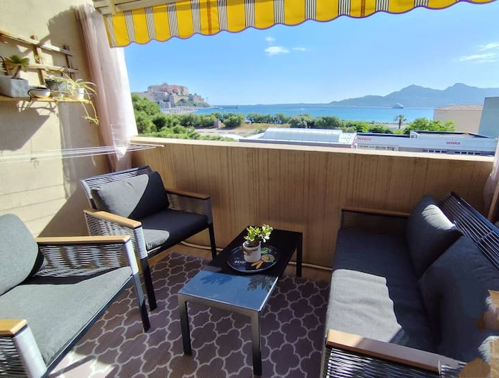 New ! T2 Duplex Mezzanine, Vue Mer Imprenable - Calvi