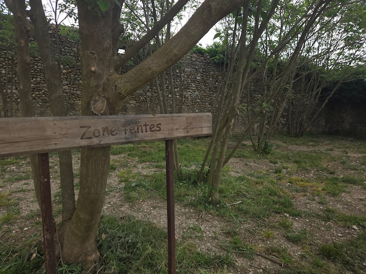 Emplacement Nu Toile De Tente — Chardonnay - Viviers