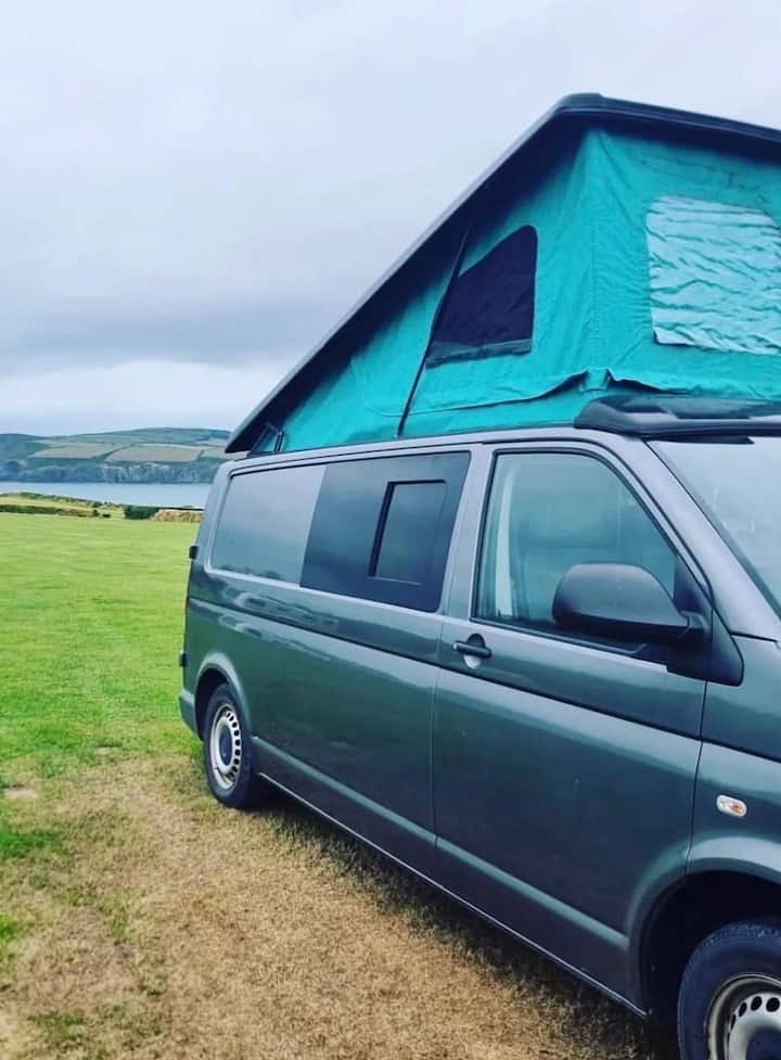 Vw Camper Hire @ Bryn Bettws Campsite - Port Talbot