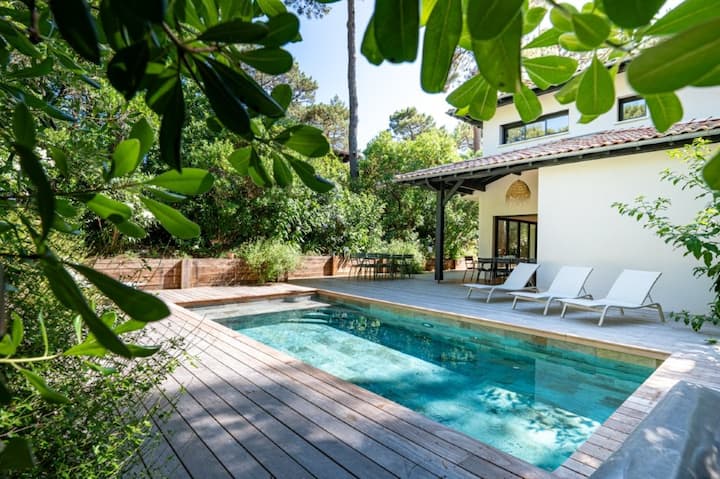 Splendide Villa Gaume 6 Ch 220m2 Piscine Pyla - Arcachon