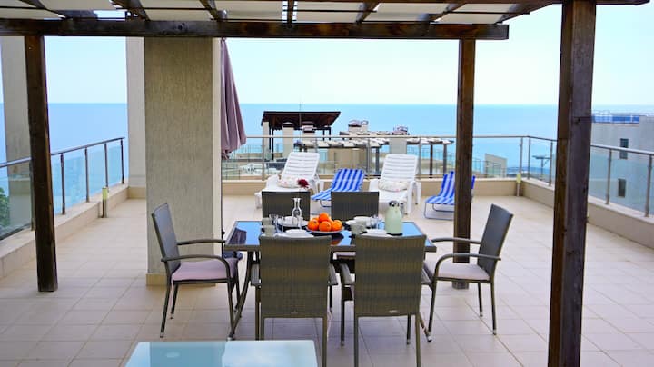 Byala Cliff B24 With Rooftop Terrace & Pool - Obzor