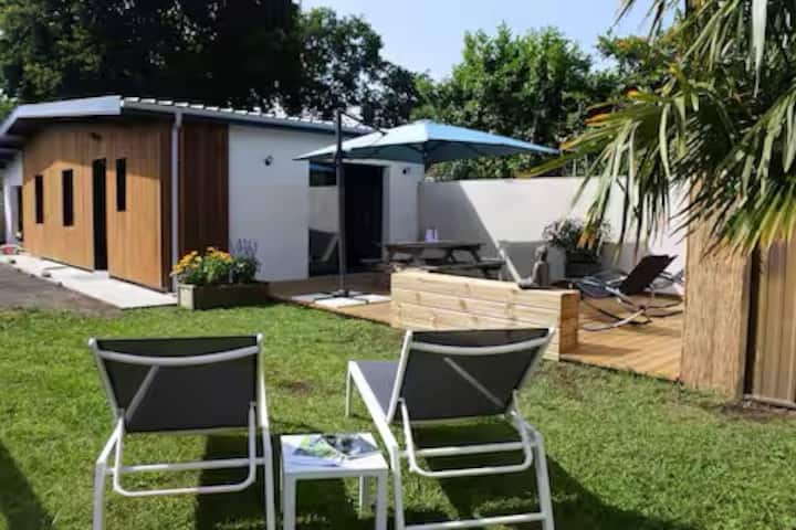 Idéale Maison De Vacances Neuve Avec Jardin - Seignosse