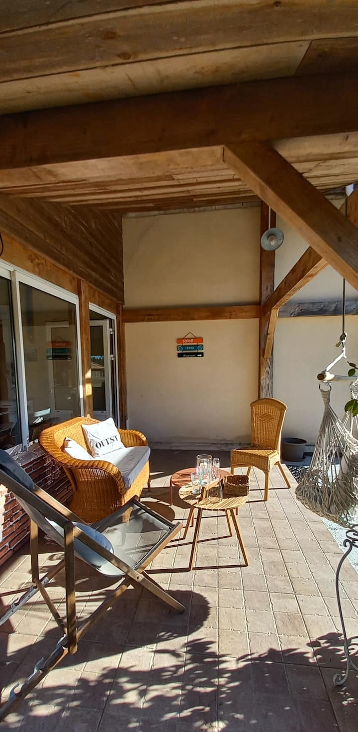 Charmant Cottage Sur Beau Parc Arboré Proche Océan - Labouheyre