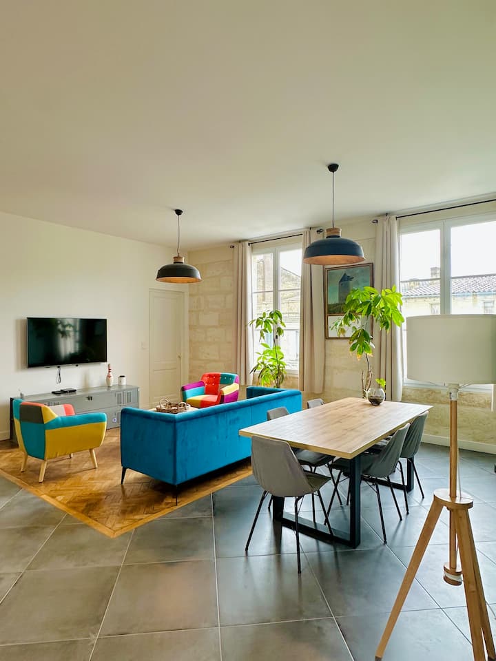 Appartement De Standing - 3 Chambres, Tout à Pied - Libourne