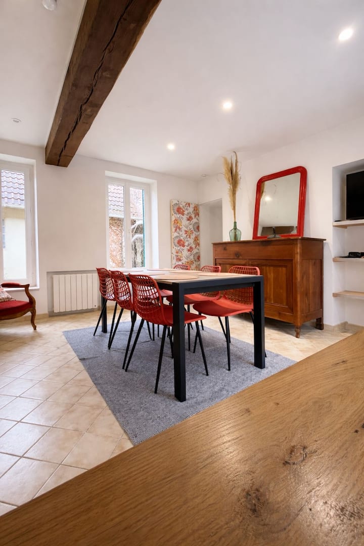 Les 2 Tilleuls - Maison De Charme Avec Jardin - Noyers-sur-Cher