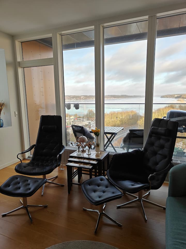 Ejerlejligheden Med  Udsigt Over Marina Syd. - Kolding