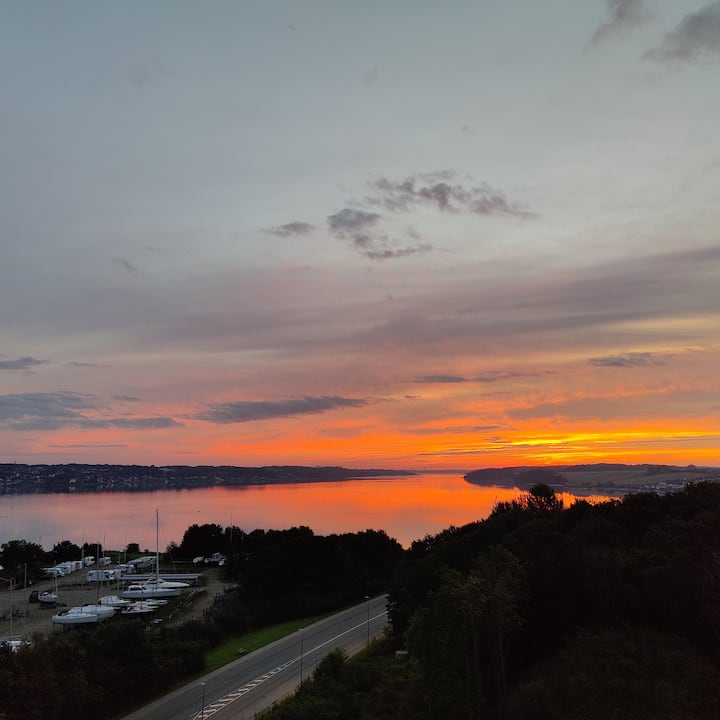 Ejerlejligheden Med  Udsigt Over Marina Syd. - Kolding
