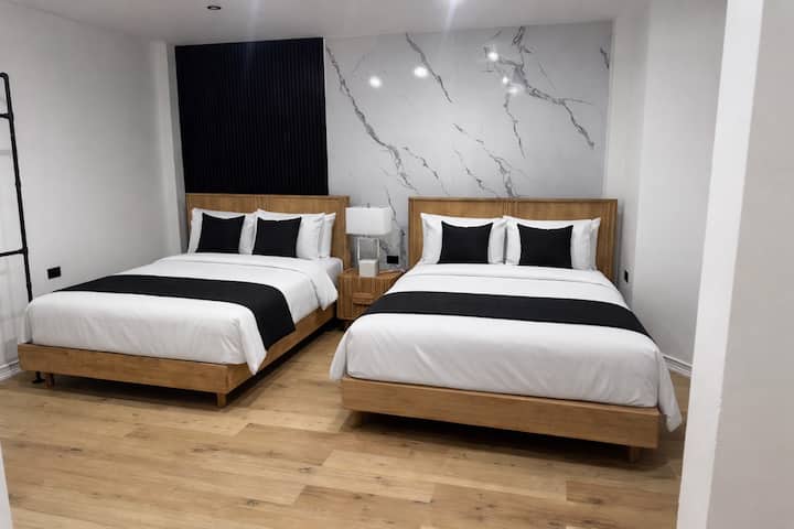 The Hive Boutique Hotel Double Queen Room 106 - Tobago