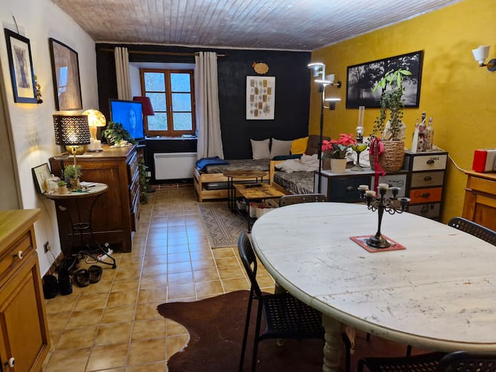 Chambre Privée Chez L'habitant Communs à Partager - Saint-Agrève