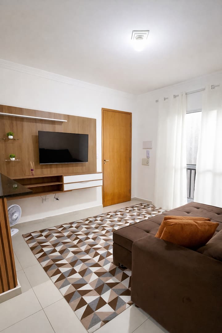 Aeroporto Gru 17 Min | Check-in 24h | Apê Com Vaga - グアルリョス