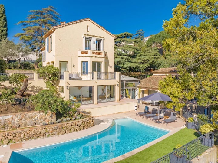 Villa Mathis Cannes - Luxe, Vue Mer & Piscine - Cannes