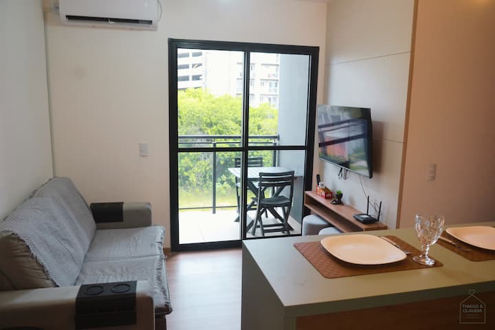 Refugio Premium: 2q (1 Suíte), Wifi, Ar  & Garagem - Pelotas