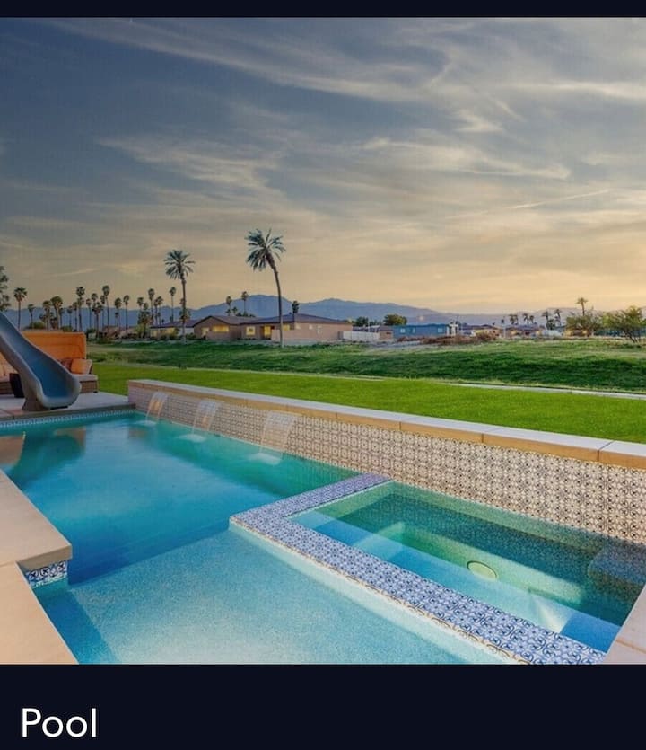 Coachella Retreat
Private Pool Waterslide Spa! - Indio