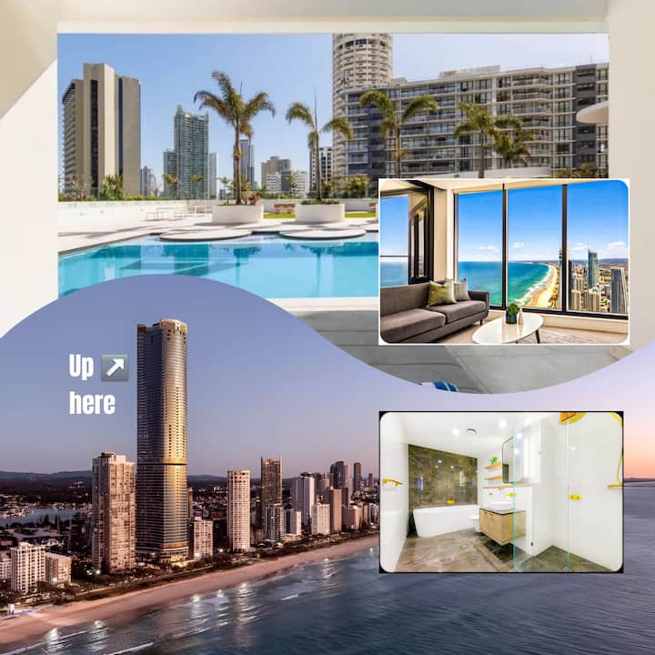 Ocean Views, City Lights & Sky-high Surfers Luxury - Surfers Paradise