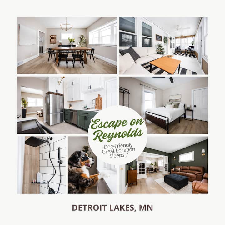 Dog & Family Friendly | 3 Blocks To Beach & Bars - Detroit Lakes, MN