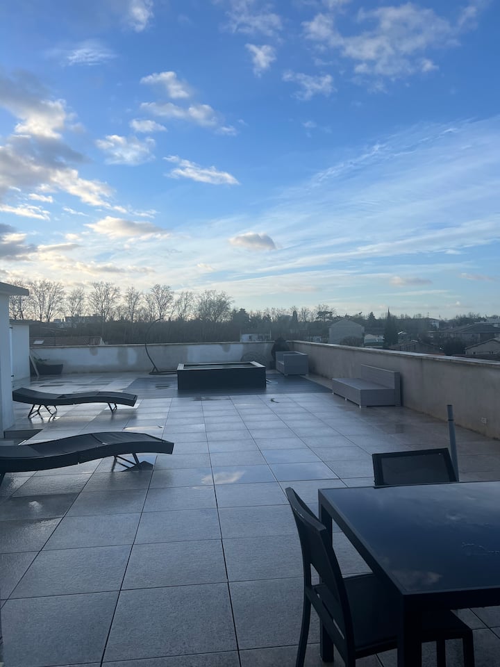 Appartement Avec Roof Top - Avignon