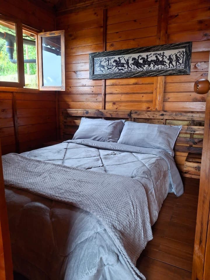 Cabaña Cantar D Aves Exóticas Fogata Y Manantial - Copacabana